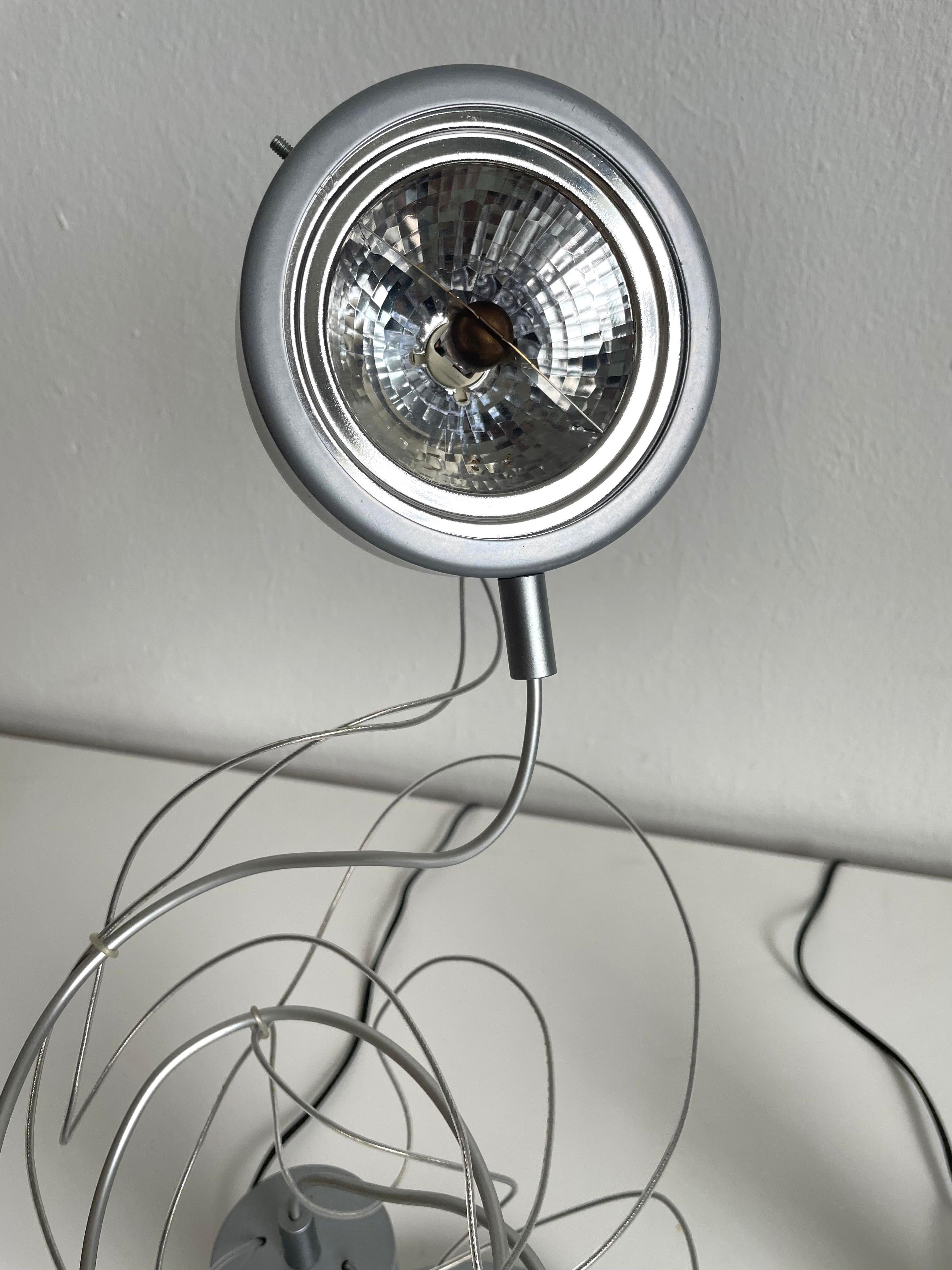 Pair of Postmodern Halogen Designer Table Lamps, Italy 1980's, 1990's ...