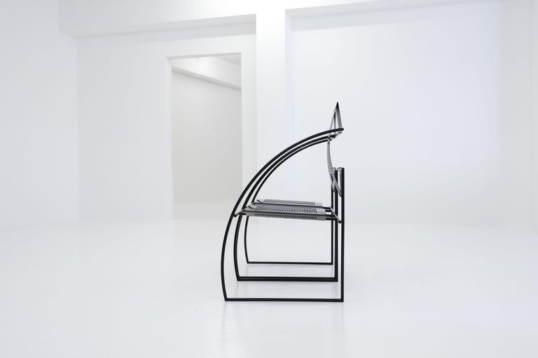 Pair of postmodern Quinta Chairs by Mario Botta for Alias Design, 1984 For Sale at 1stDibs