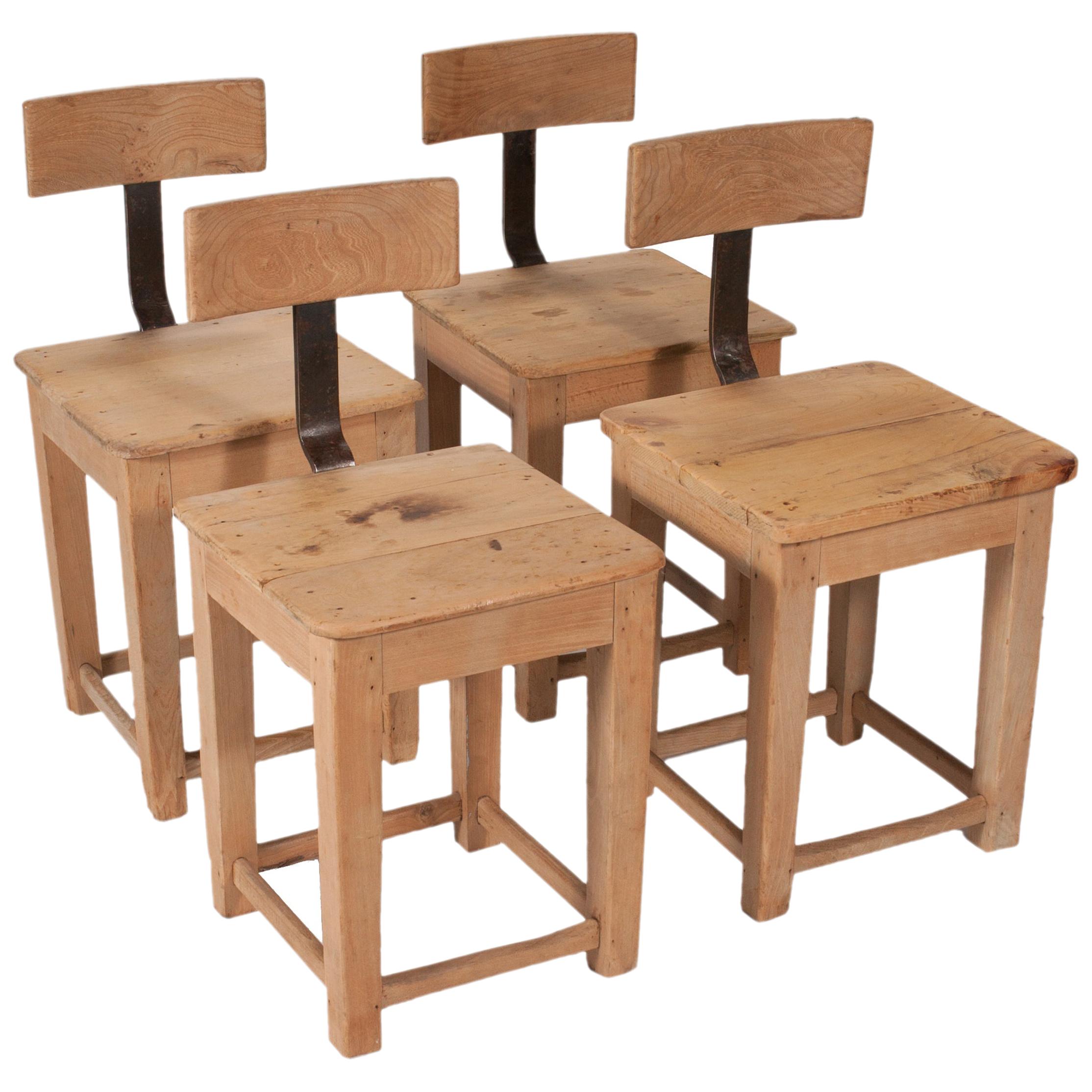 Vintage Primitive Rustic Tripod Legs “Birthing” Chair at 1stDibs