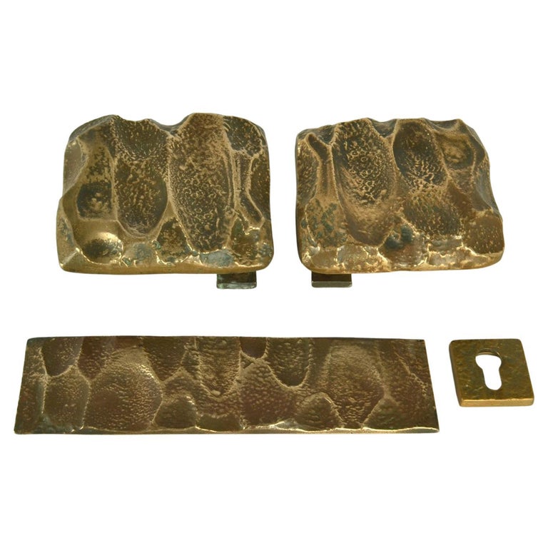 Architectural Pair Push Pull Door Handles, Letterbox and Key Fixtures ...