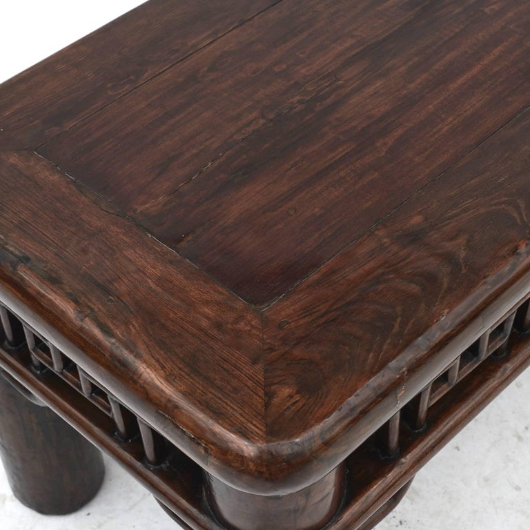 Pair of Qing Dynasty Elm Tables / Benches For Sale at 1stDibs