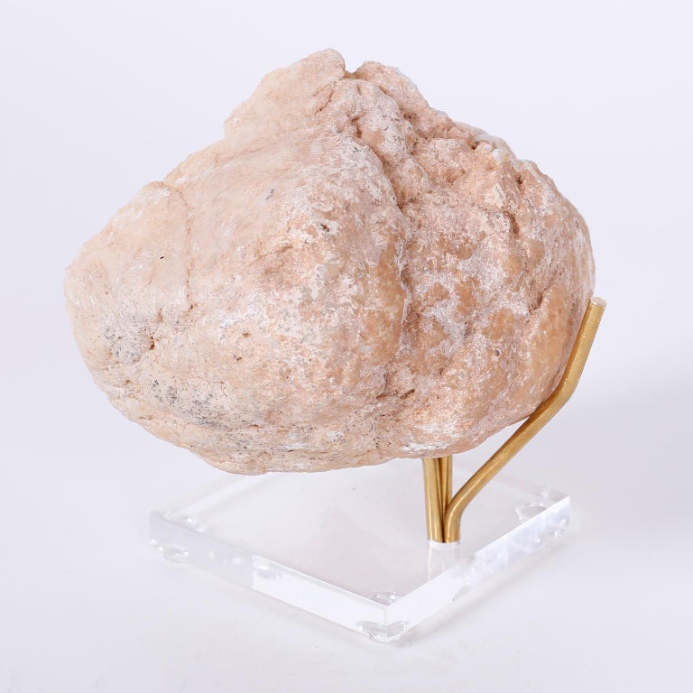 Pair of Quartz Geode Specimens at 1stDibs | quartz geode crystal specimen