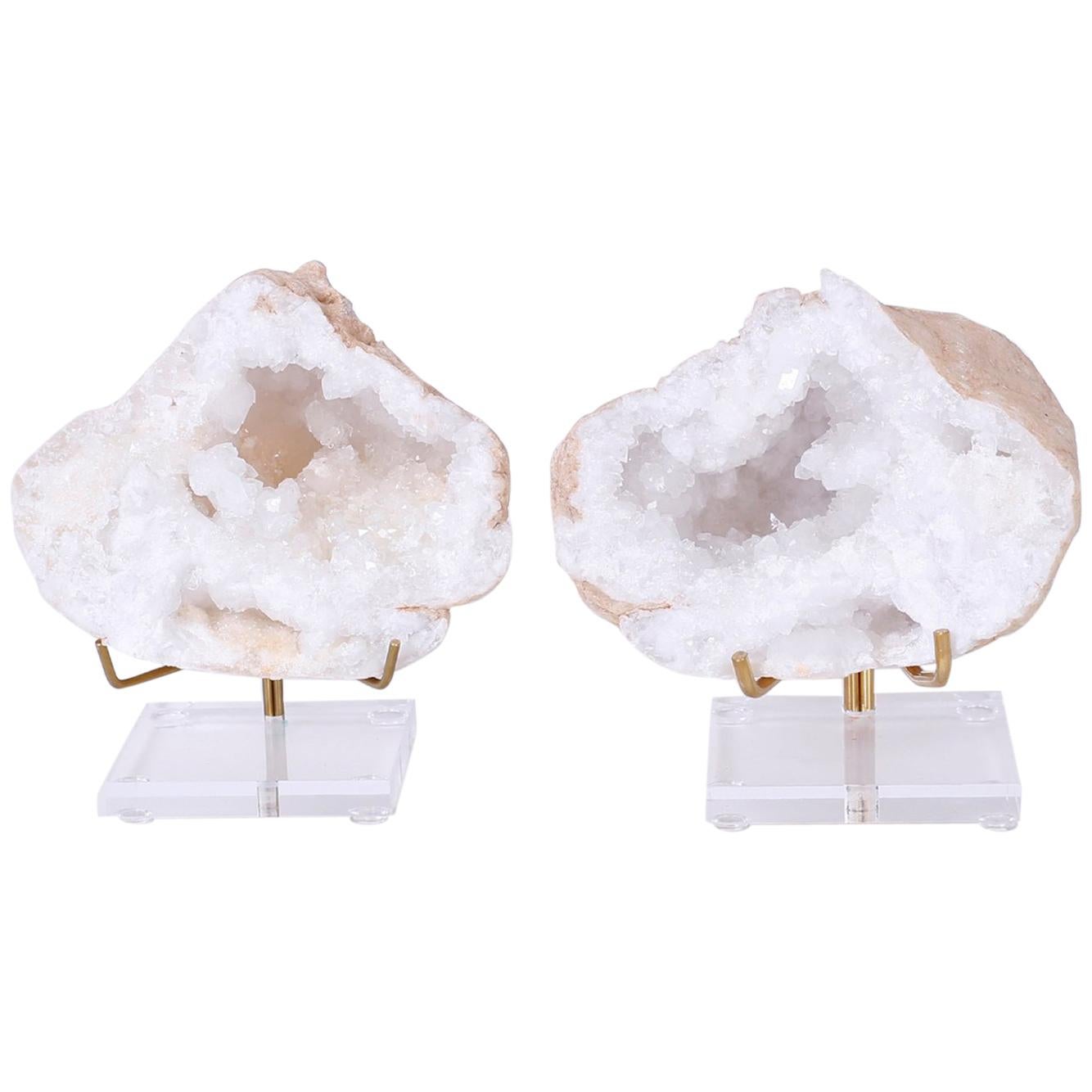 Quartz Crystal Geode Specimen For Sale at 1stDibs