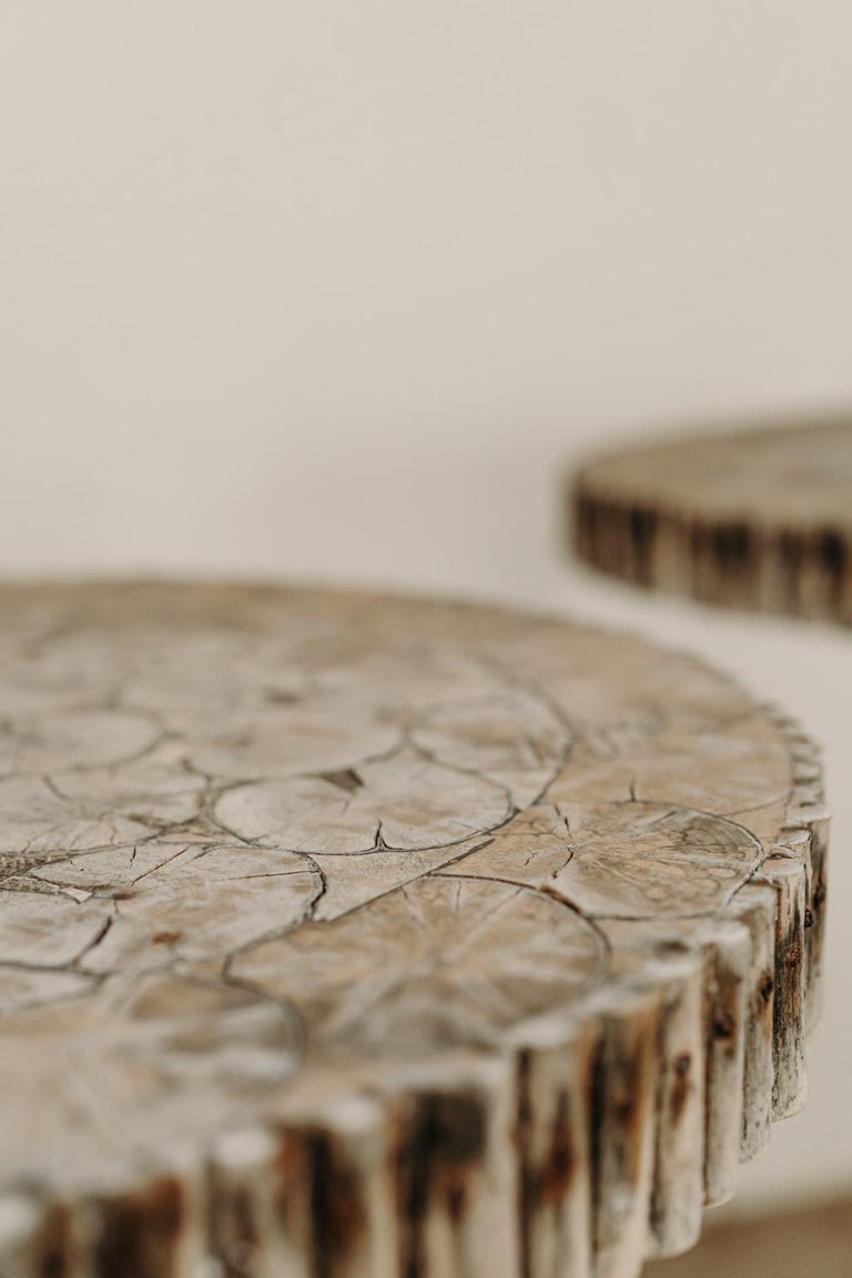 Pair of Quirky Ajonc/Twig Tables For Sale at 1stDibs