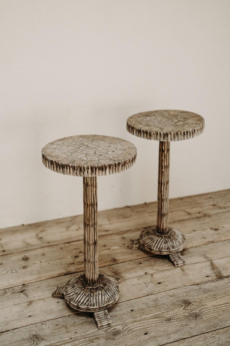 Pair of Quirky Ajonc/Twig Tables For Sale at 1stDibs