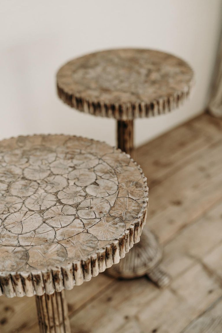 Pair of Quirky Ajonc/Twig Tables For Sale at 1stDibs