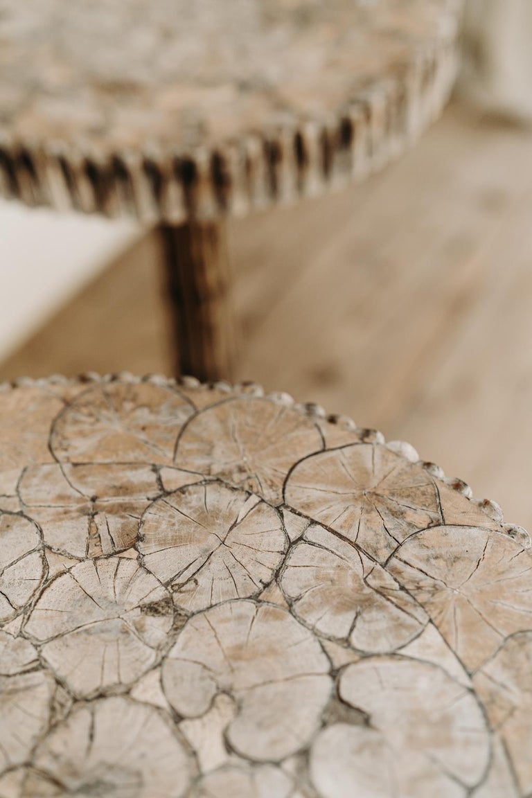 Pair of Quirky Ajonc/Twig Tables For Sale at 1stDibs