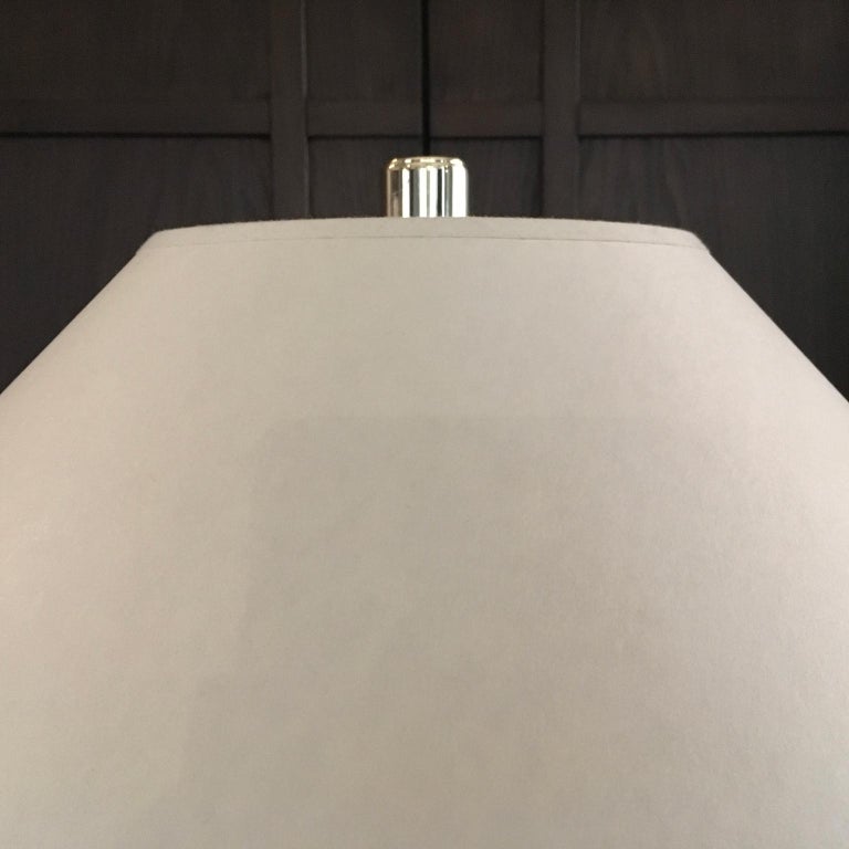 Pair of Ralph Lauren Table Lamps Glass and Polished Silver in Modern ...