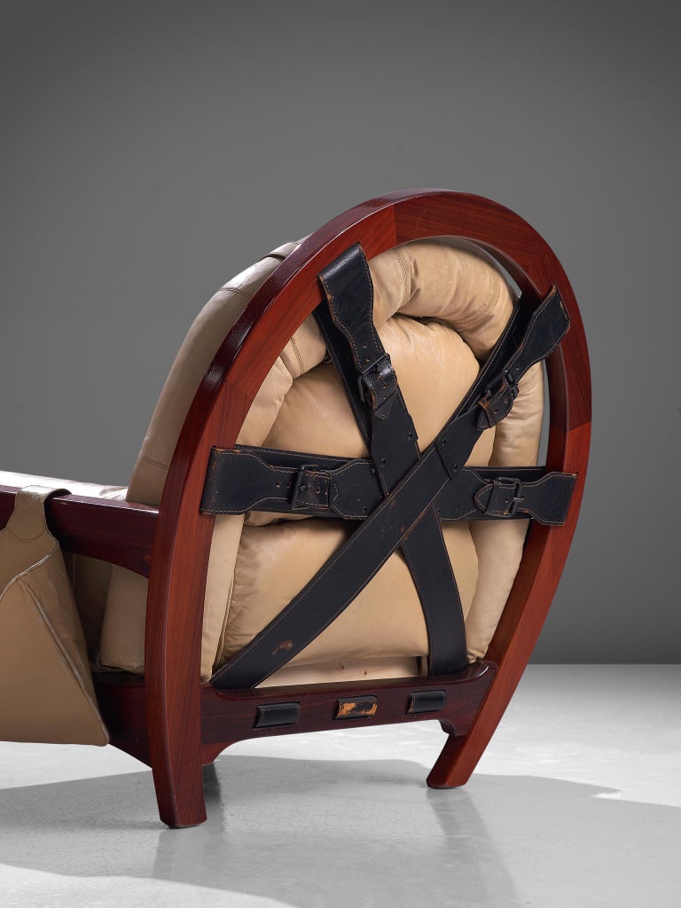 Pair of 'Rancero' Lounge Chairs of Luciano Frigerio For Sale at 1stDibs