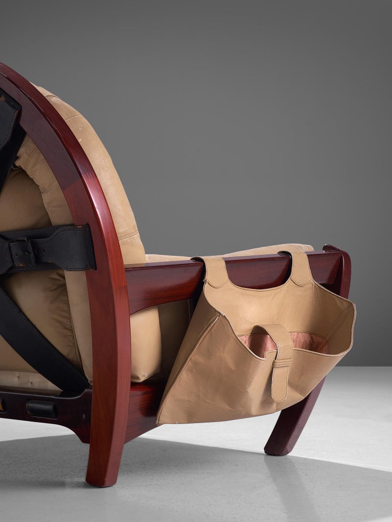 Pair of 'Rancero' Lounge Chairs of Luciano Frigerio For Sale at 1stDibs