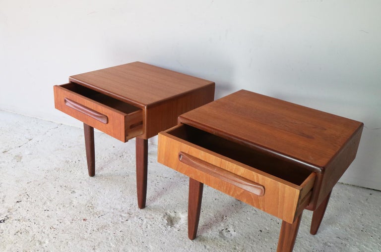 Pair of Rare 1970s Midcentury G Plan E Gomme Fresco Range Bedside ...