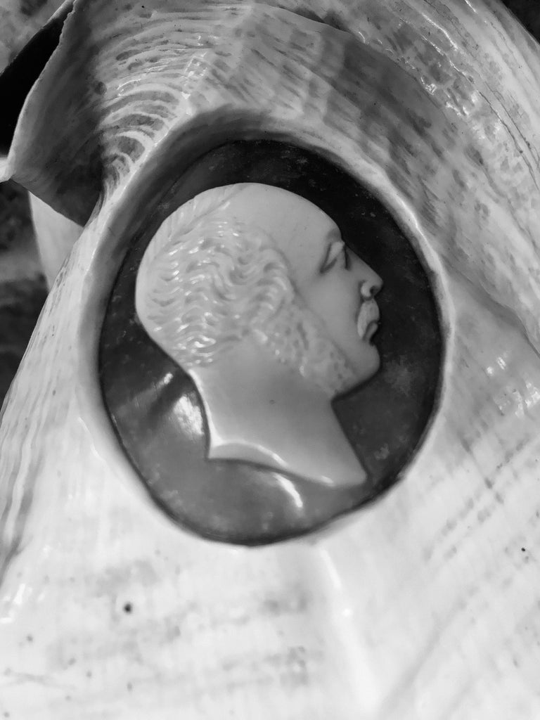 Pair of Rare Shell Cameos Depicting Queen Victoria and Prince Albert ...