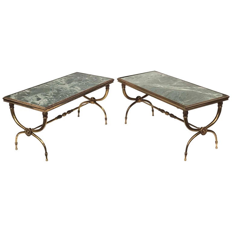 Pair of Raymond Subes Style Coffee Table at 1stDibs