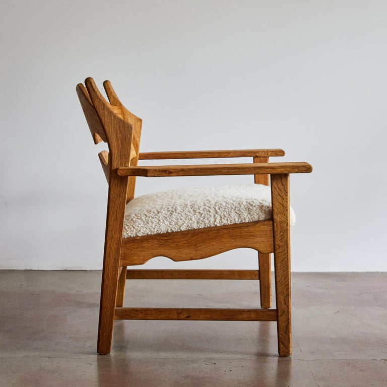 Pair of "Razorblade" Lounge Chairs by Henning Kjærnulf at 1stDibs