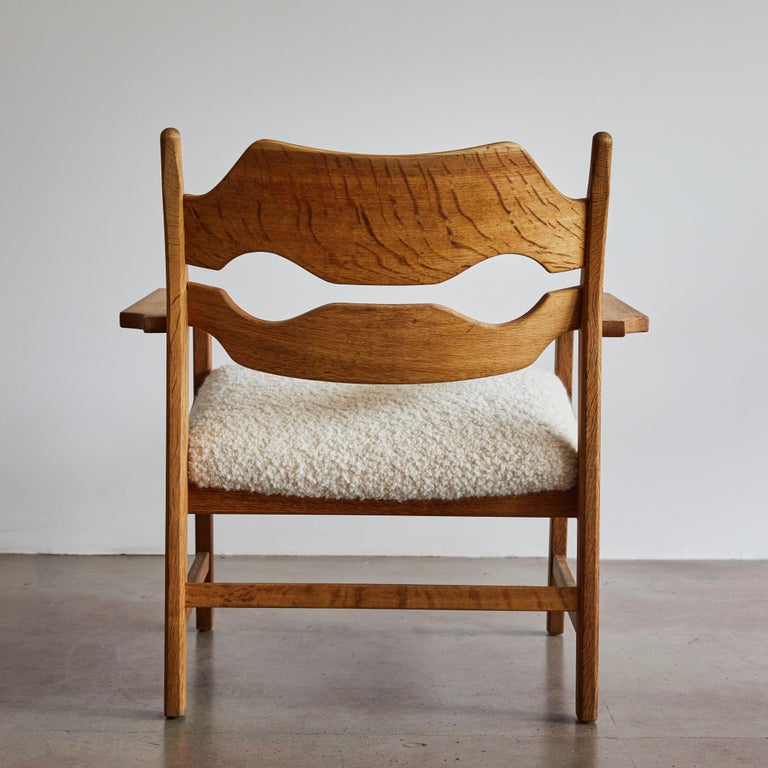 Pair of "Razorblade" Lounge Chairs by Henning Kjærnulf at 1stDibs