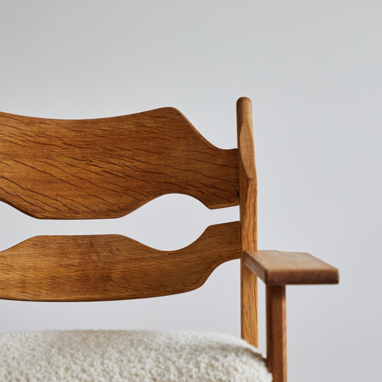 Pair of "Razorblade" Lounge Chairs by Henning Kjærnulf at 1stDibs