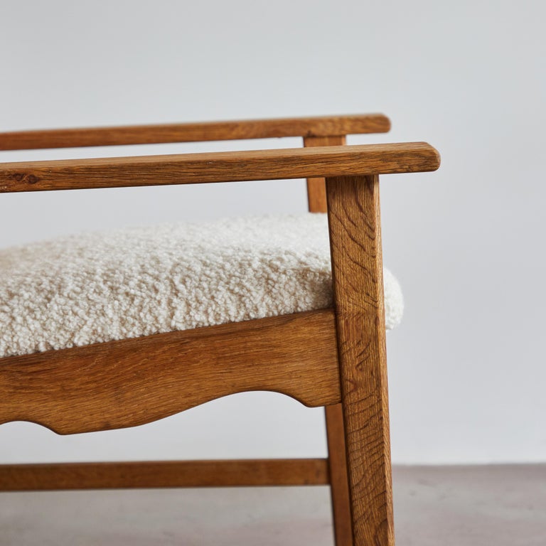 Pair of "Razorblade" Lounge Chairs by Henning Kjærnulf at 1stDibs