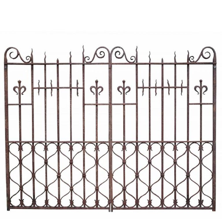 Pair of Reclaimed English Driveway Gates For Sale at 1stDibs