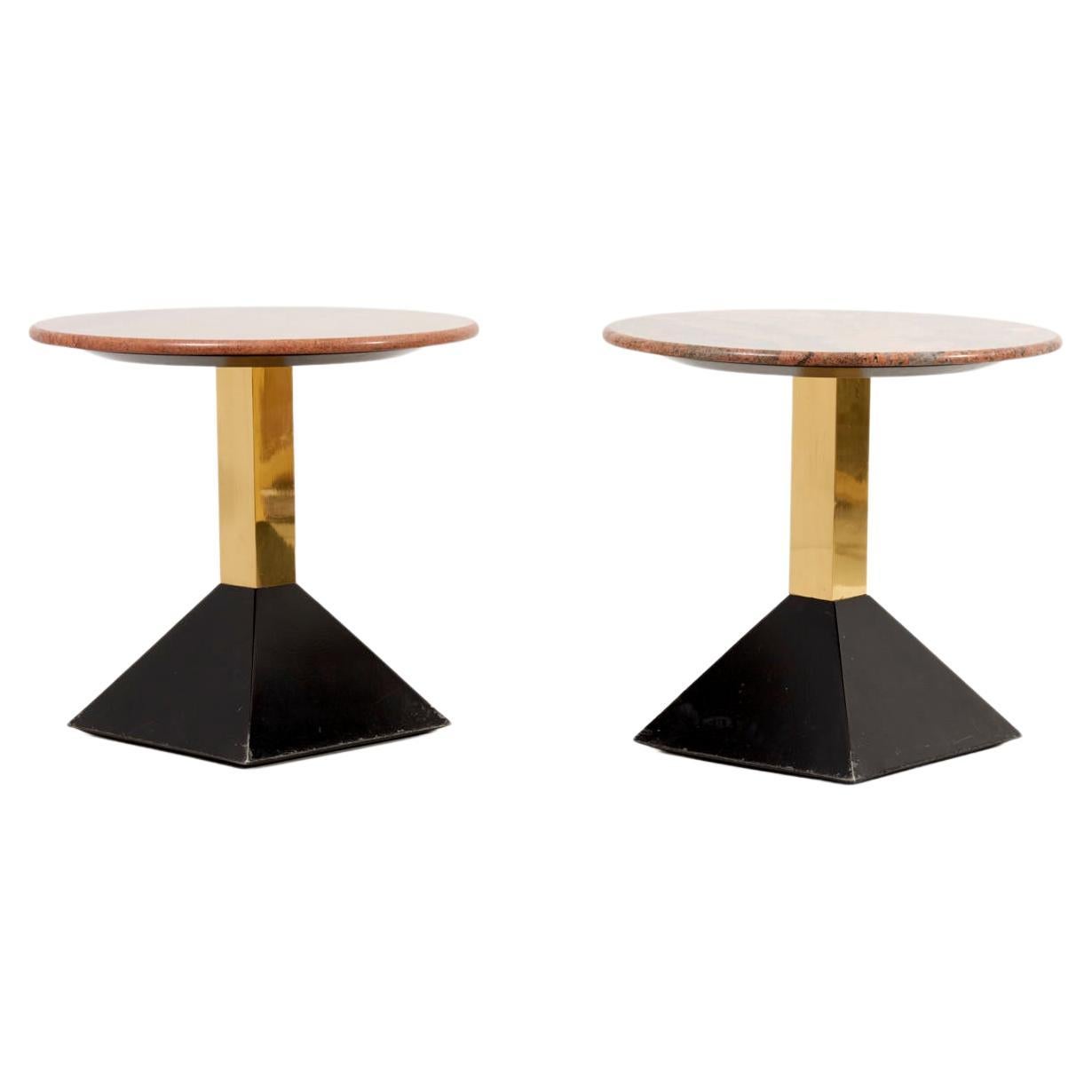Pair of Italian 1950s Side Tables For Sale at 1stDibs