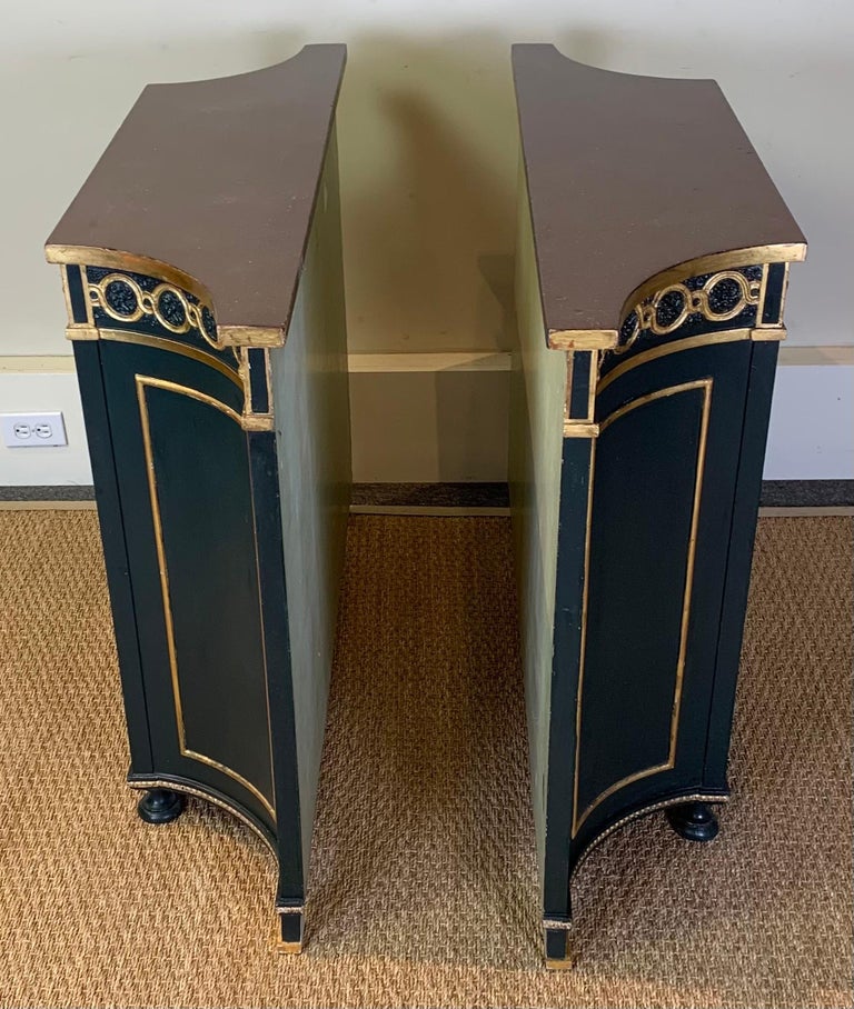 Pair of Regency Style Bookcases at 1stDibs