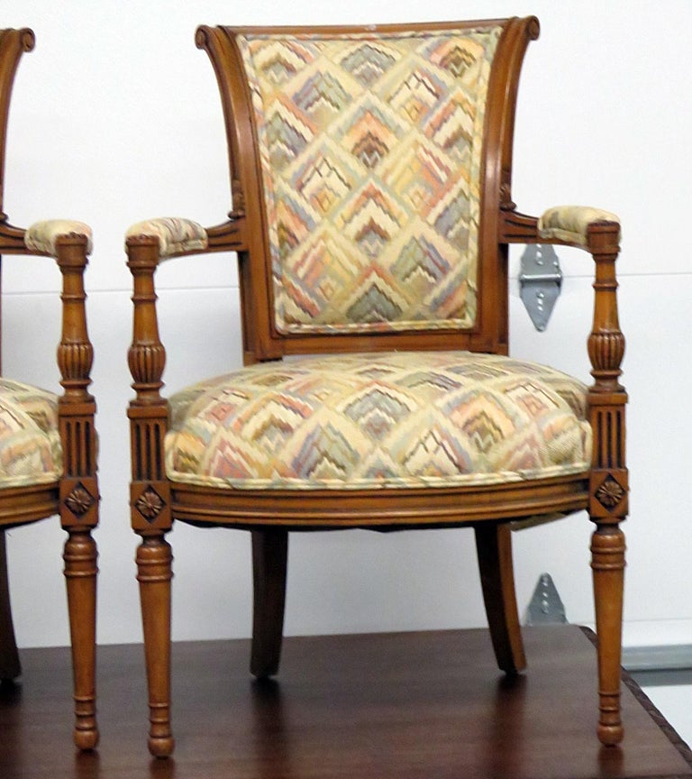 Pair of French Regency Style Fauteuils Armchairs For Sale at 1stDibs ...