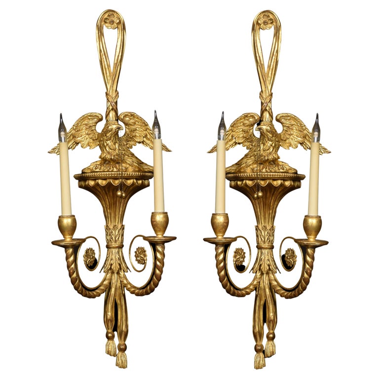 Pair of Regency Style Wall Lights at 1stDibs
