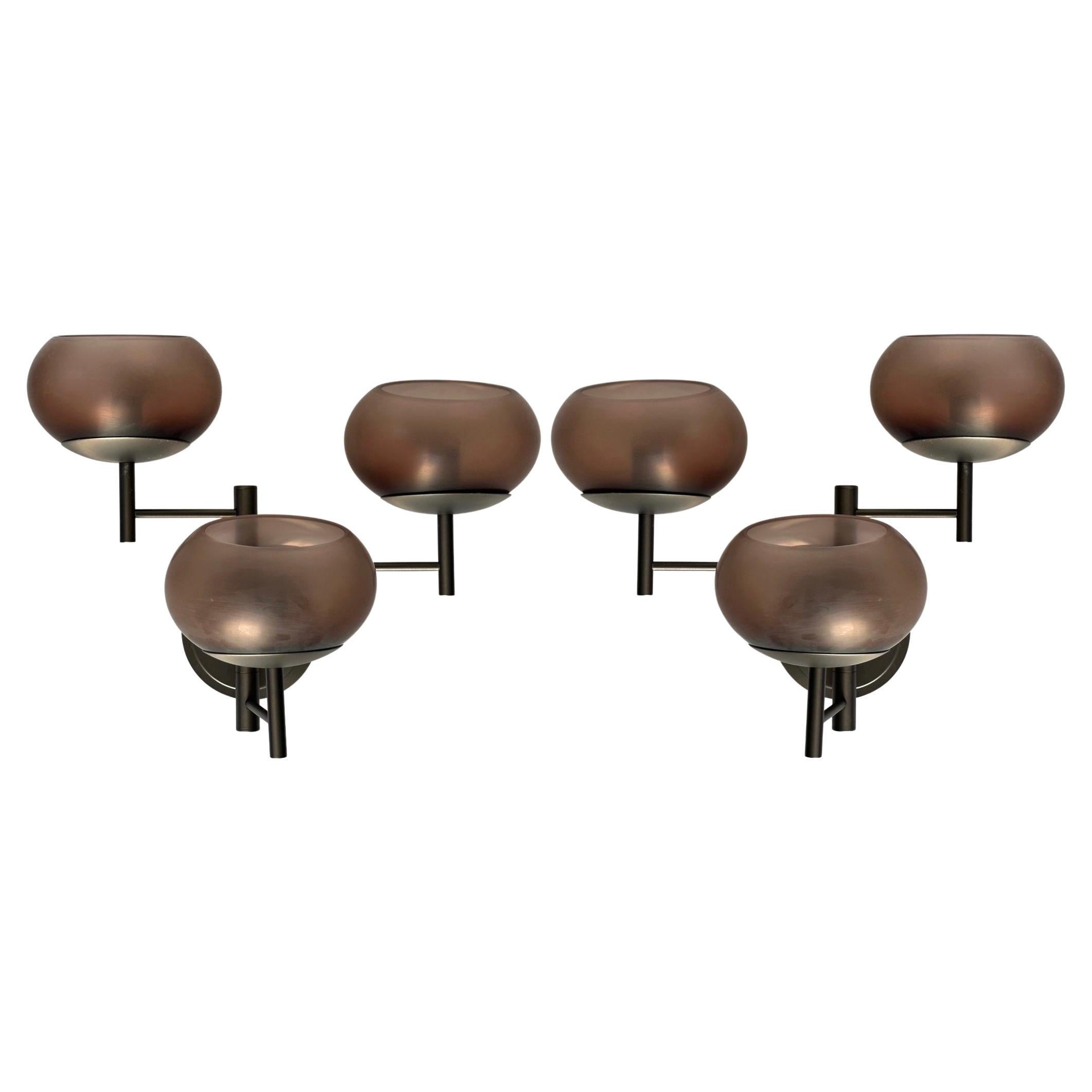 Pair of English Art Deco Sconces with Elegant Shell Design, c. 1930's ...