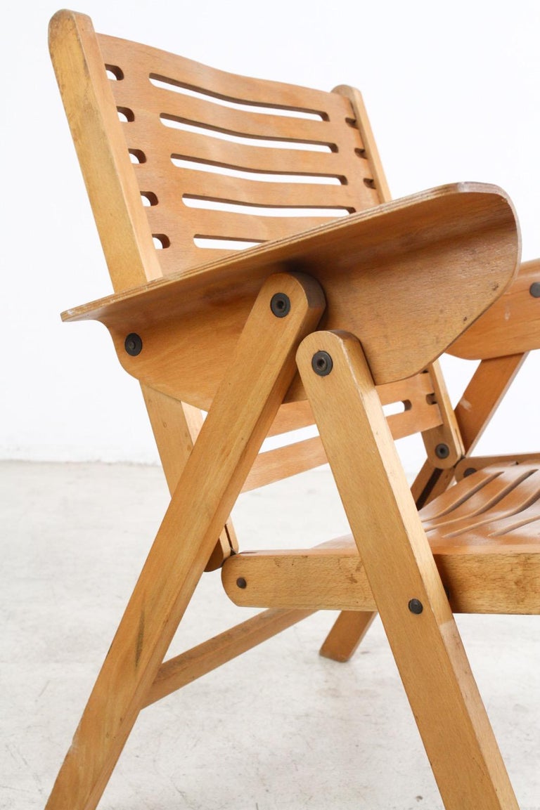 Pair of Rex Lounge Chairs Designed by Niko Kralj, 1952 For Sale at 1stDibs
