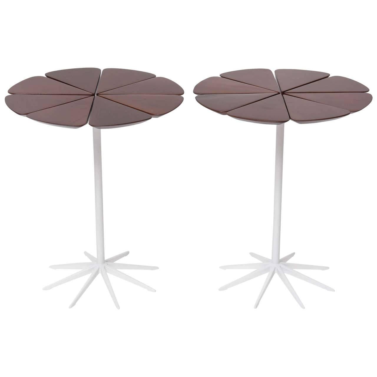 Pair of Richard Schultz Petal Side Tables at 1stDibs