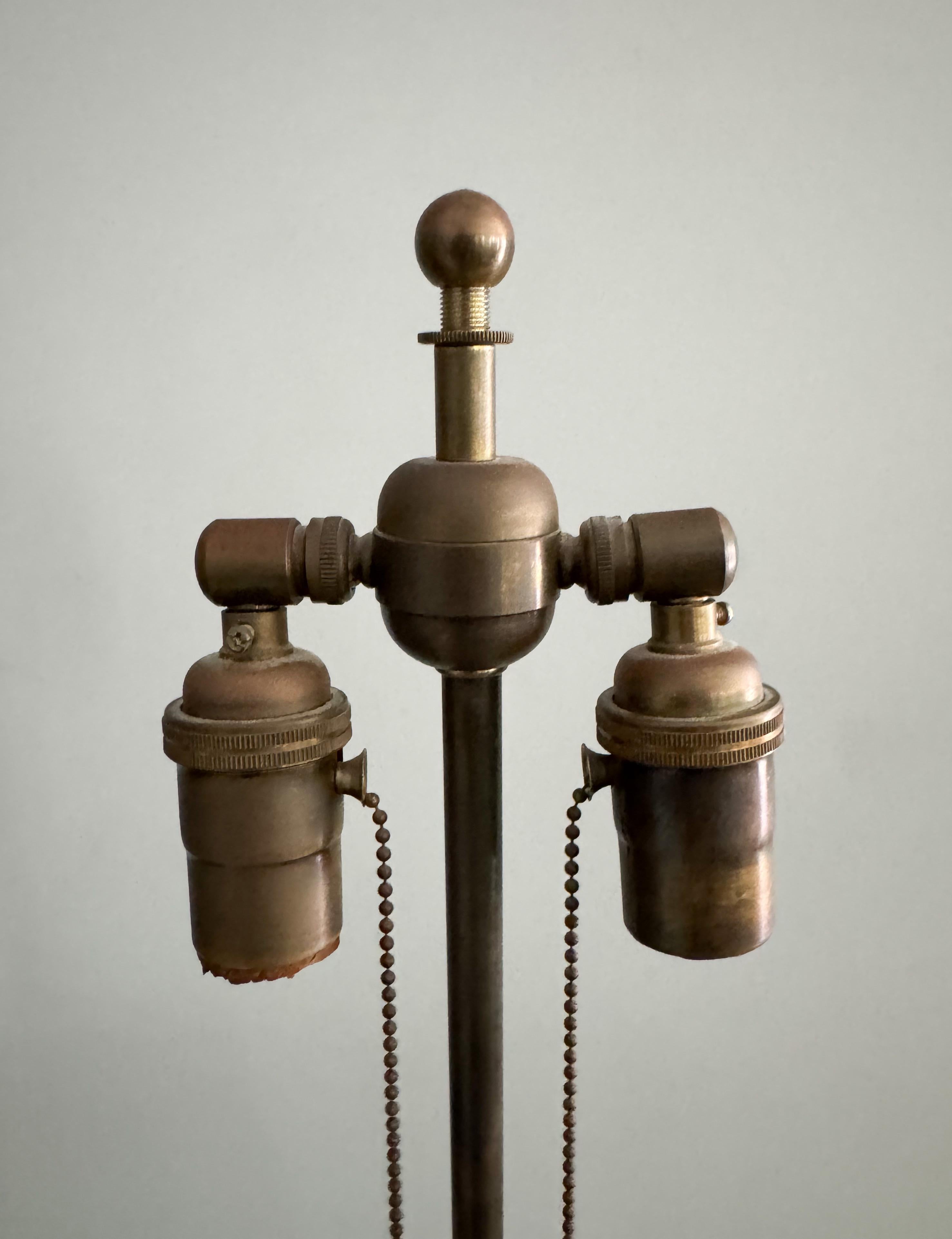 Pair Of Robert Altman Textured Glass Lamps at 1stDibs