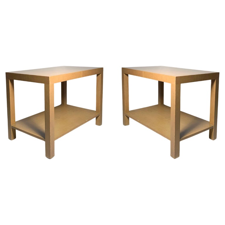 Pair of Robsjohn Gibbings Parsons End Tables for Widdicomb For Sale at ...