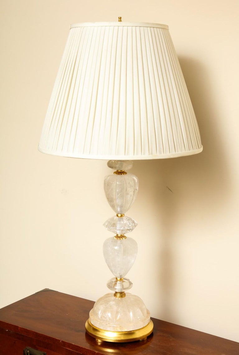 Pair of Rock Crystal Table Lamps at 1stDibs