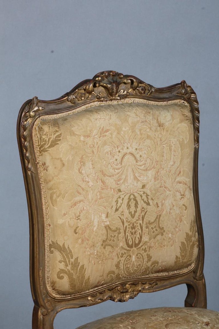 Pair of Rococo Chairs, Early 19th Century at 1stDibs