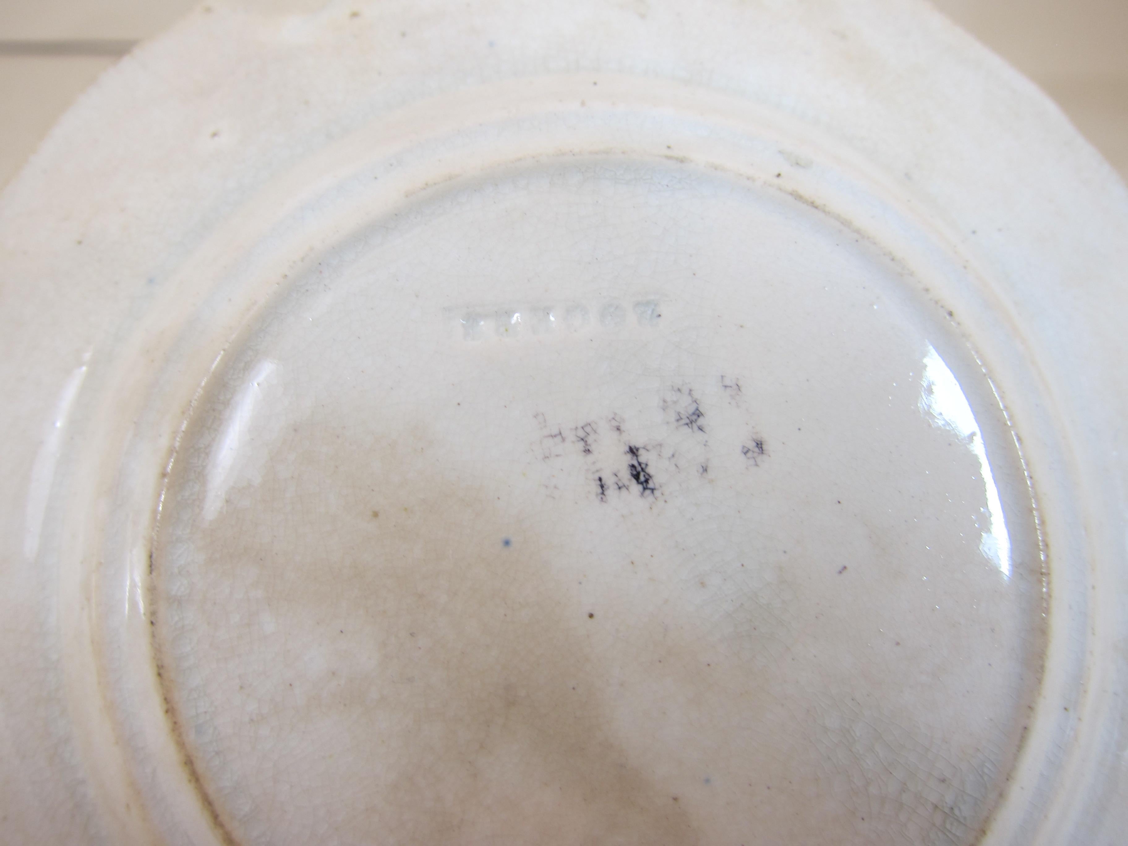 Pair of Rogers Pottery Named Christening Plates for William and Mary at ...
