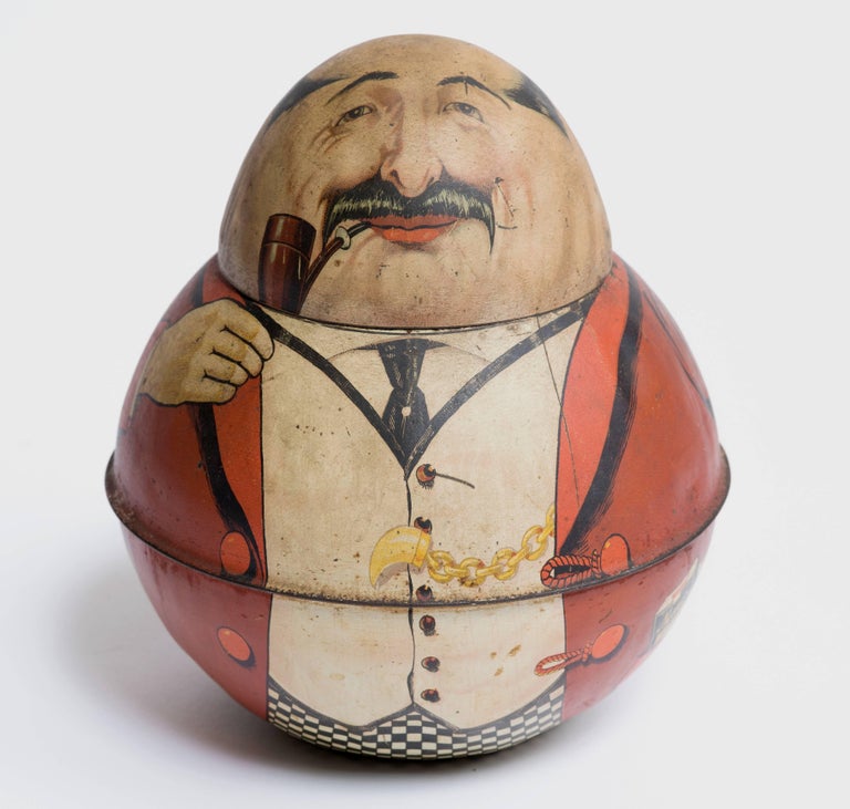 Pair of Roly Poly Tindeco Tobacco Tins at 1stDibs