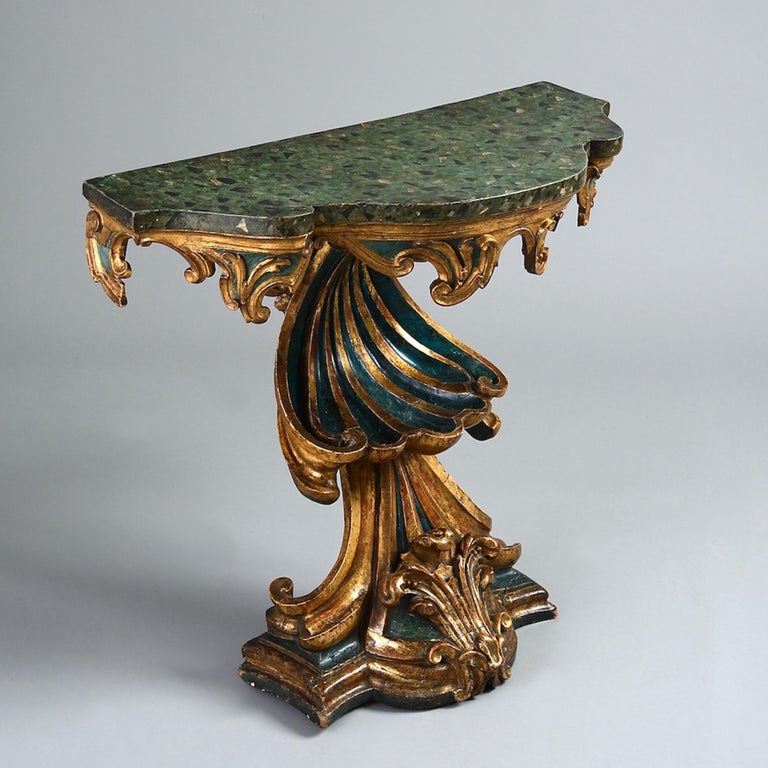 Pair of Roman Console Tables at 1stDibs