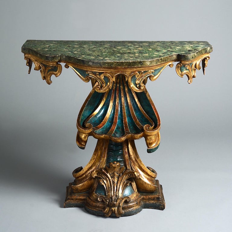 Pair of Roman Console Tables at 1stDibs