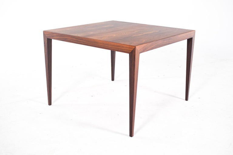 Pair of Rosewood Side Tables, Designed by Severin Hansen for Haslev ...