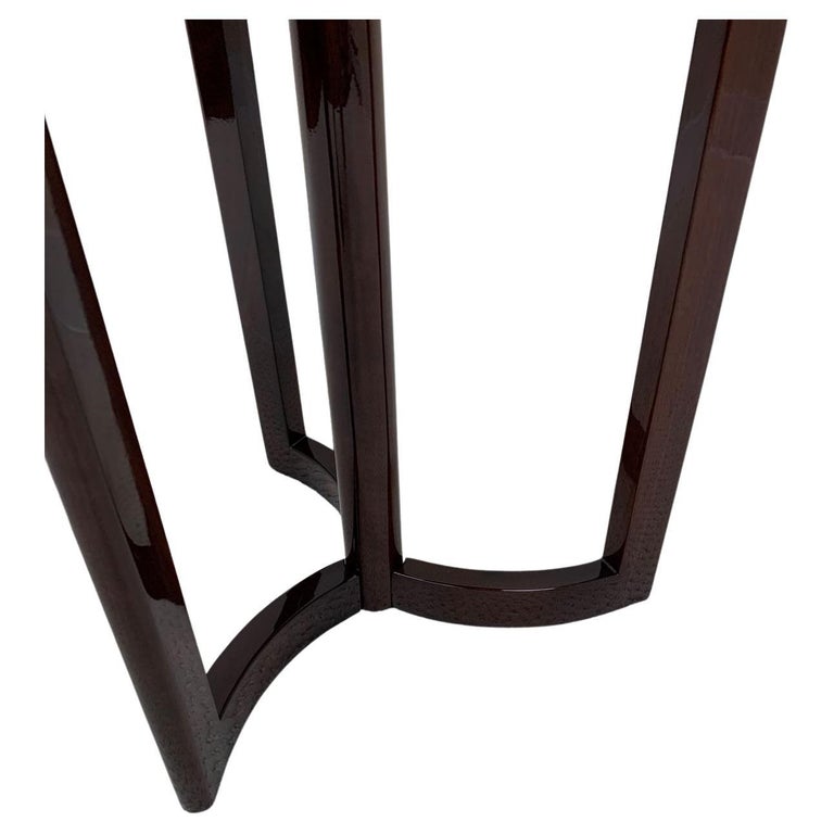 Pair of Round Art Deco Walnut Side or End Tables American C.1940’s For ...