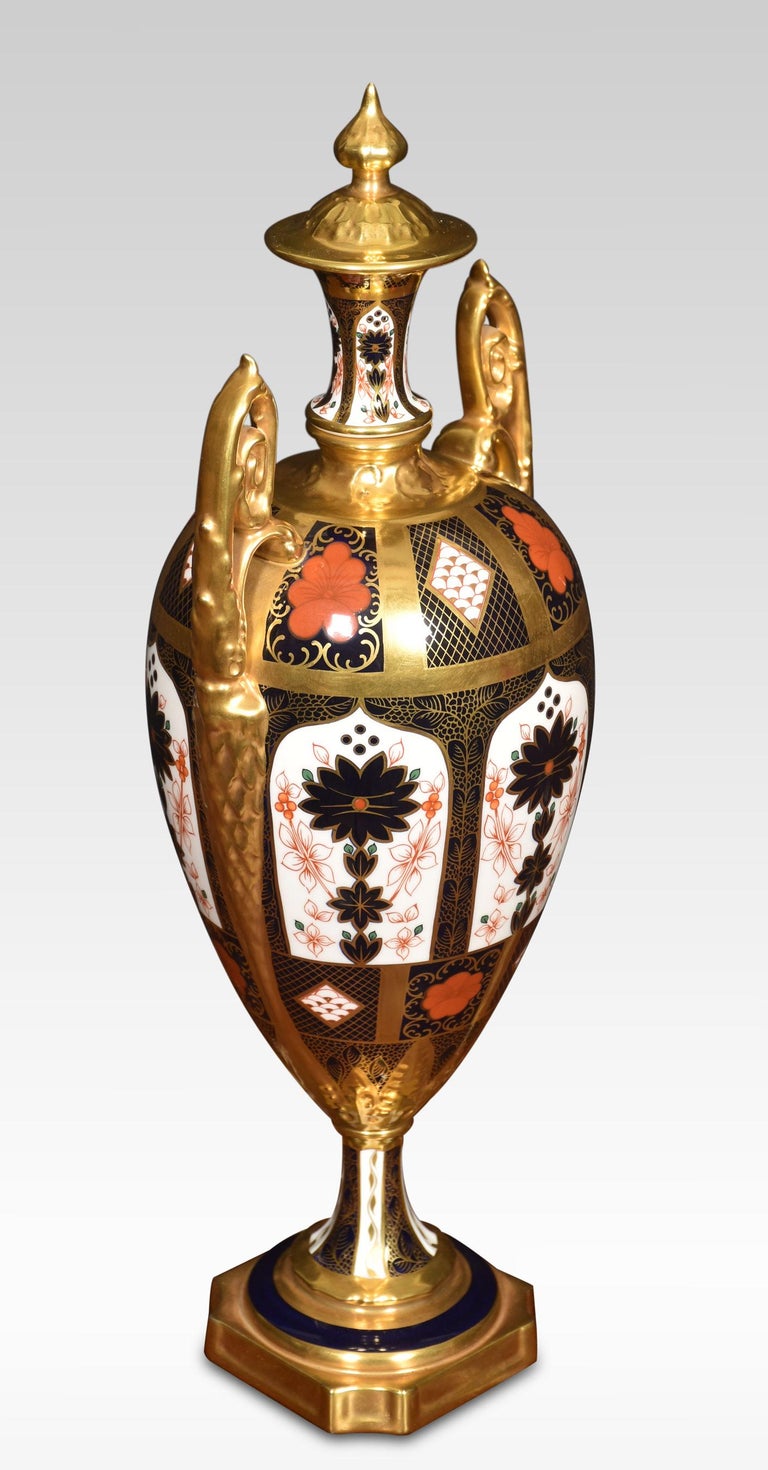 Pair of Royal Crown Derby Vases For Sale at 1stDibs