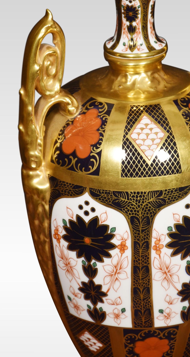 Pair of Royal Crown Derby Vases For Sale at 1stDibs