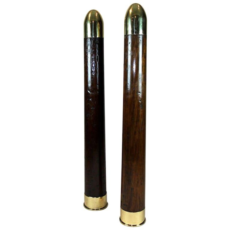 Pair of Royal Navy Training Dummy Shells at 1stDibs