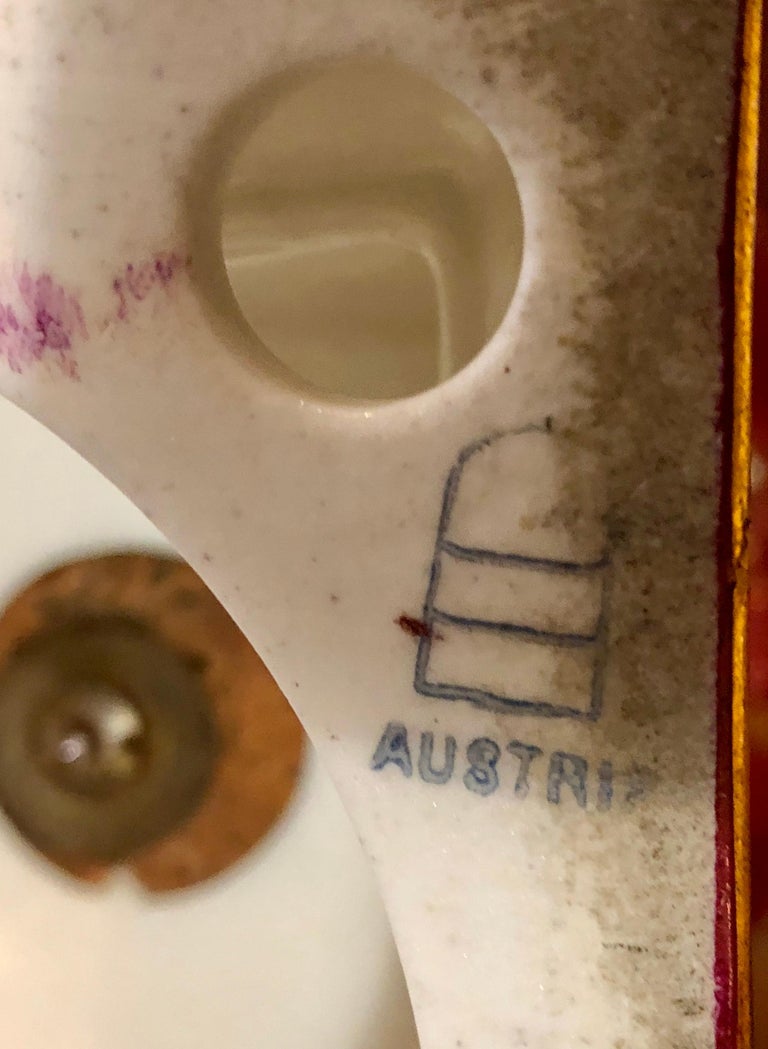 Pair of Royal Vienna Red Lidded Vases with Renaissance Painted Motif ...