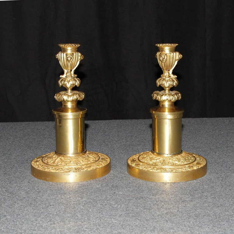 Pair of Russian Neo Classic Candlesticks For Sale at 1stDibs