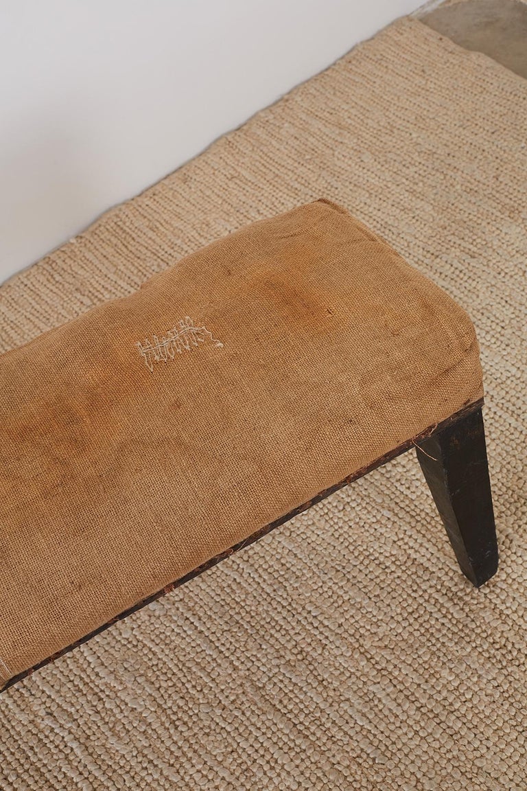 Pair of Rustic French Farmhouse Bench Seats at 1stDibs