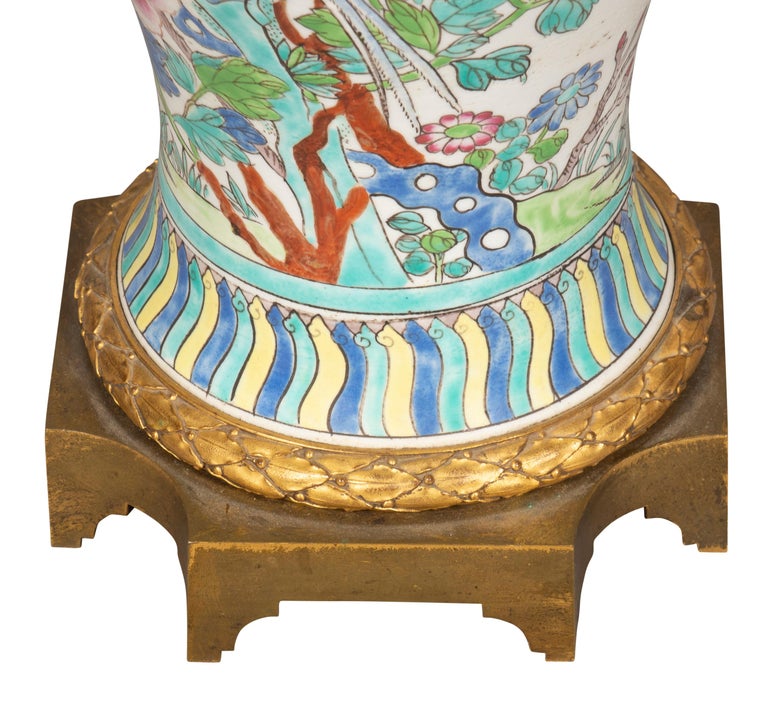 Pair Of Samson Porcelain Table Lamps For Sale at 1stDibs