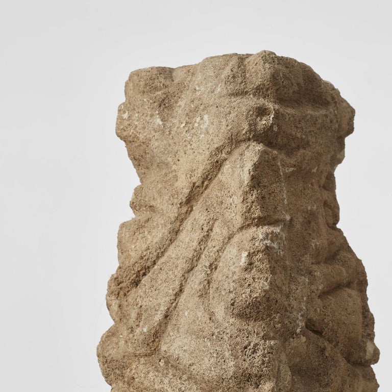 Pair of Sandstone Sculptures For Sale at 1stDibs