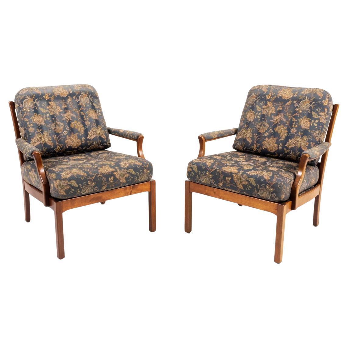 Scandinavian Modern Highback Lounge Chair at 1stDibs