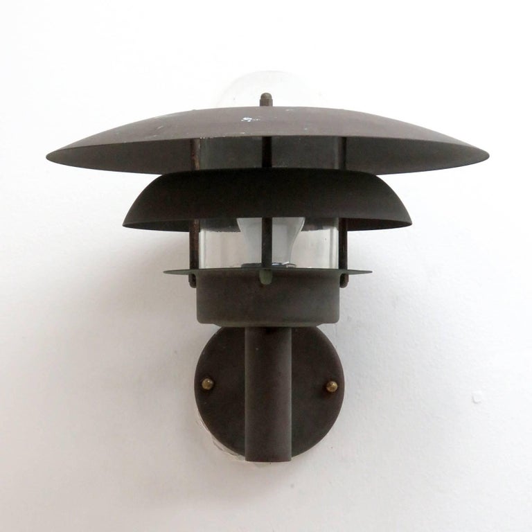 Pair of Scandinavian Outdoor Wall Lights by Horn at 1stDibs