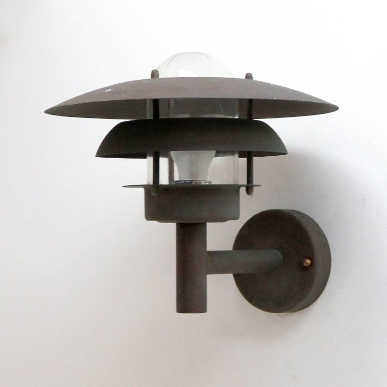 Pair of Scandinavian Outdoor Wall Lights by Horn at 1stDibs